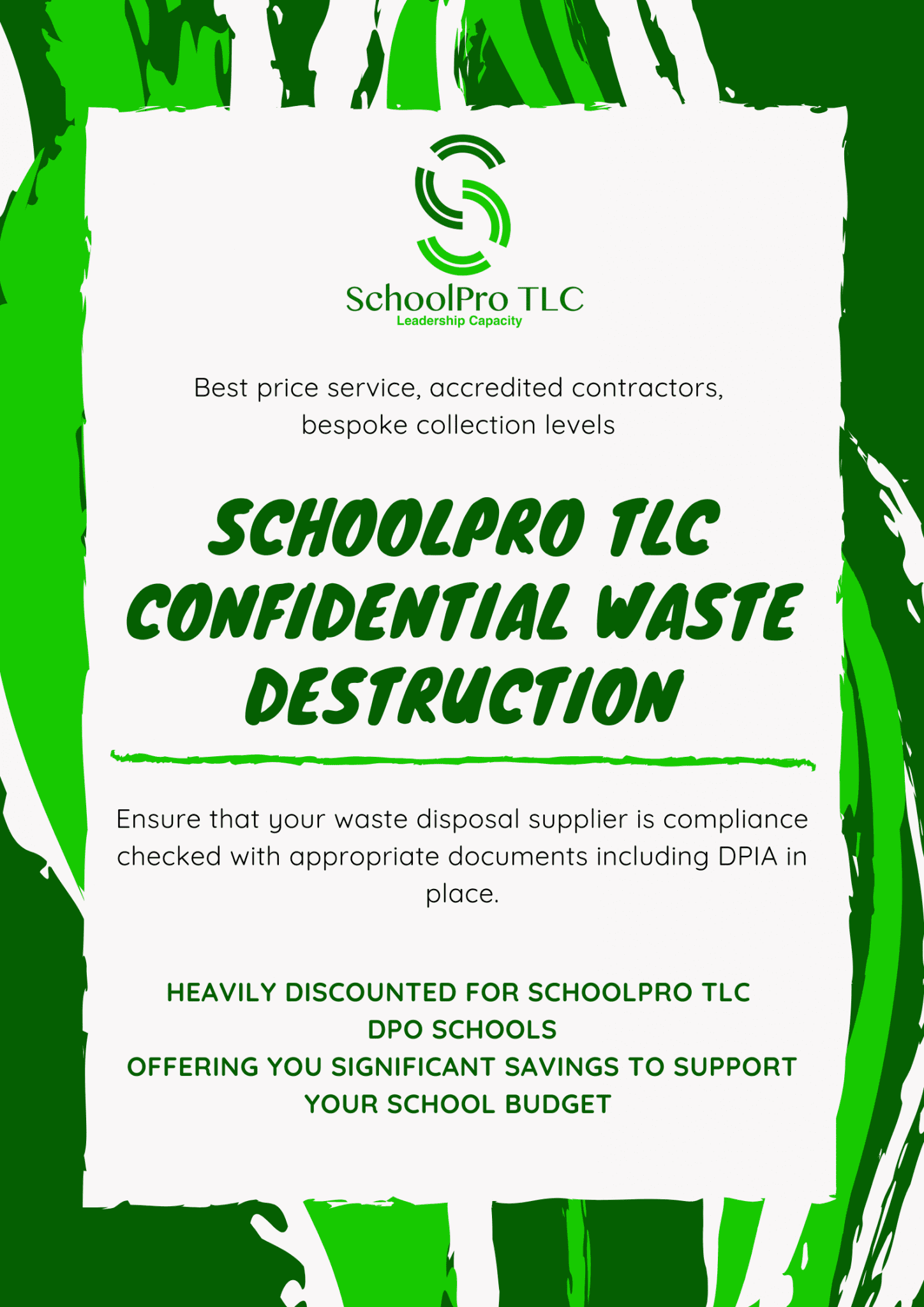 SchoolPro Confidential Waste Disposal Service - SchoolPro TLC