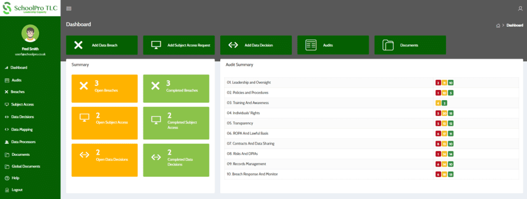 All New Data Protection Portal - SchoolPro TLC